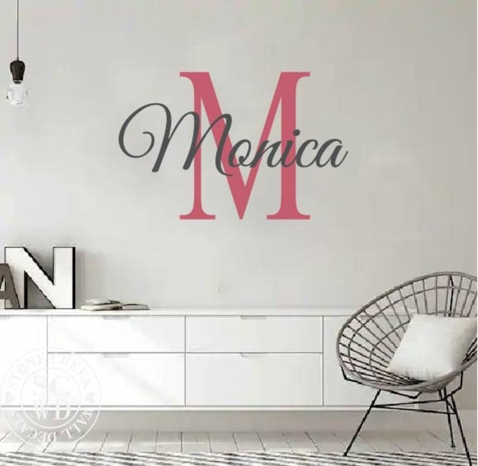 Bedroom Wall Decal for Girls | Personalized Name Wall Decal | Girls ...