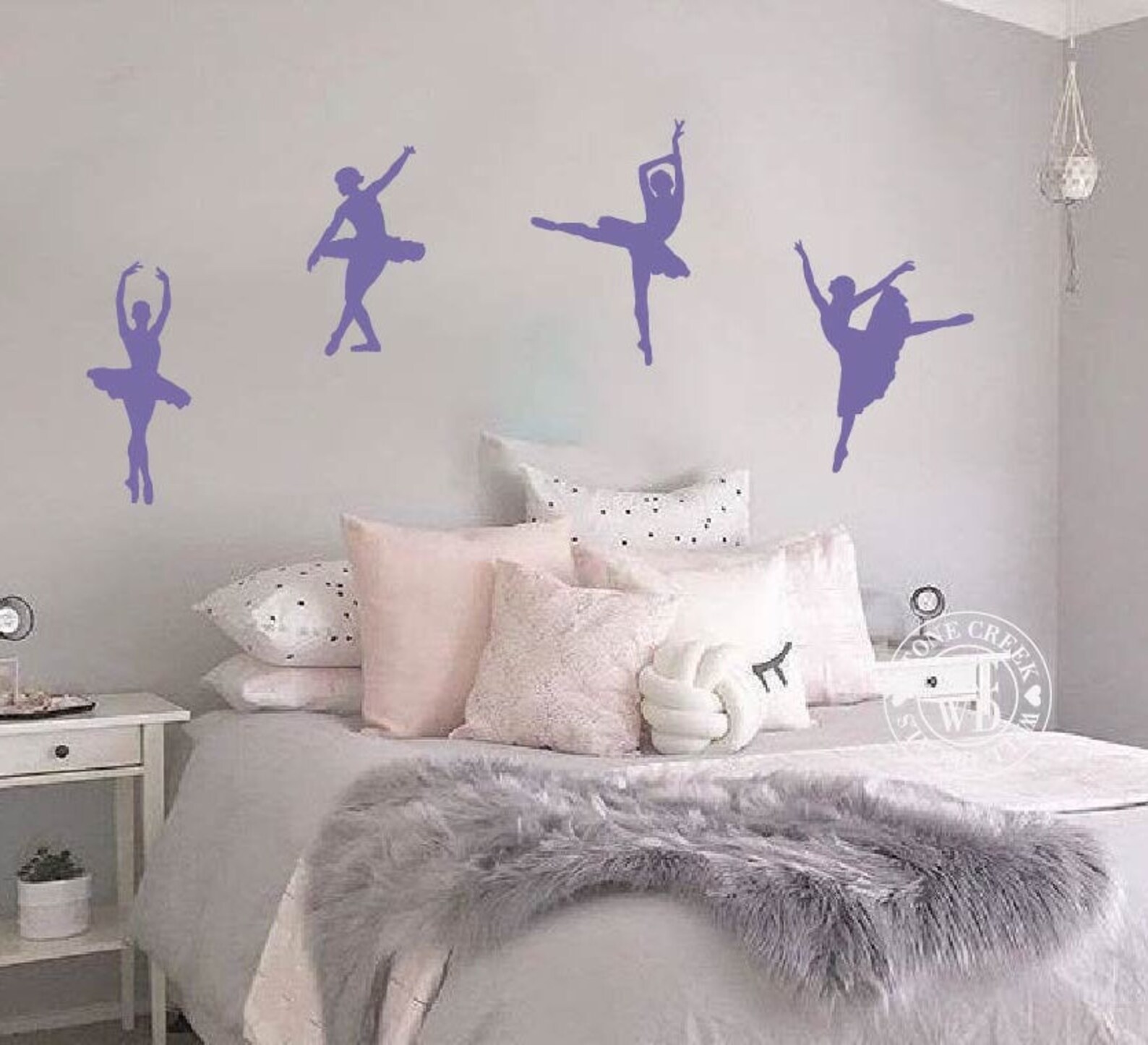 Ballerina Wall Decals, Dance Wall Decals, Ballerina Dancer Wall Decals ...