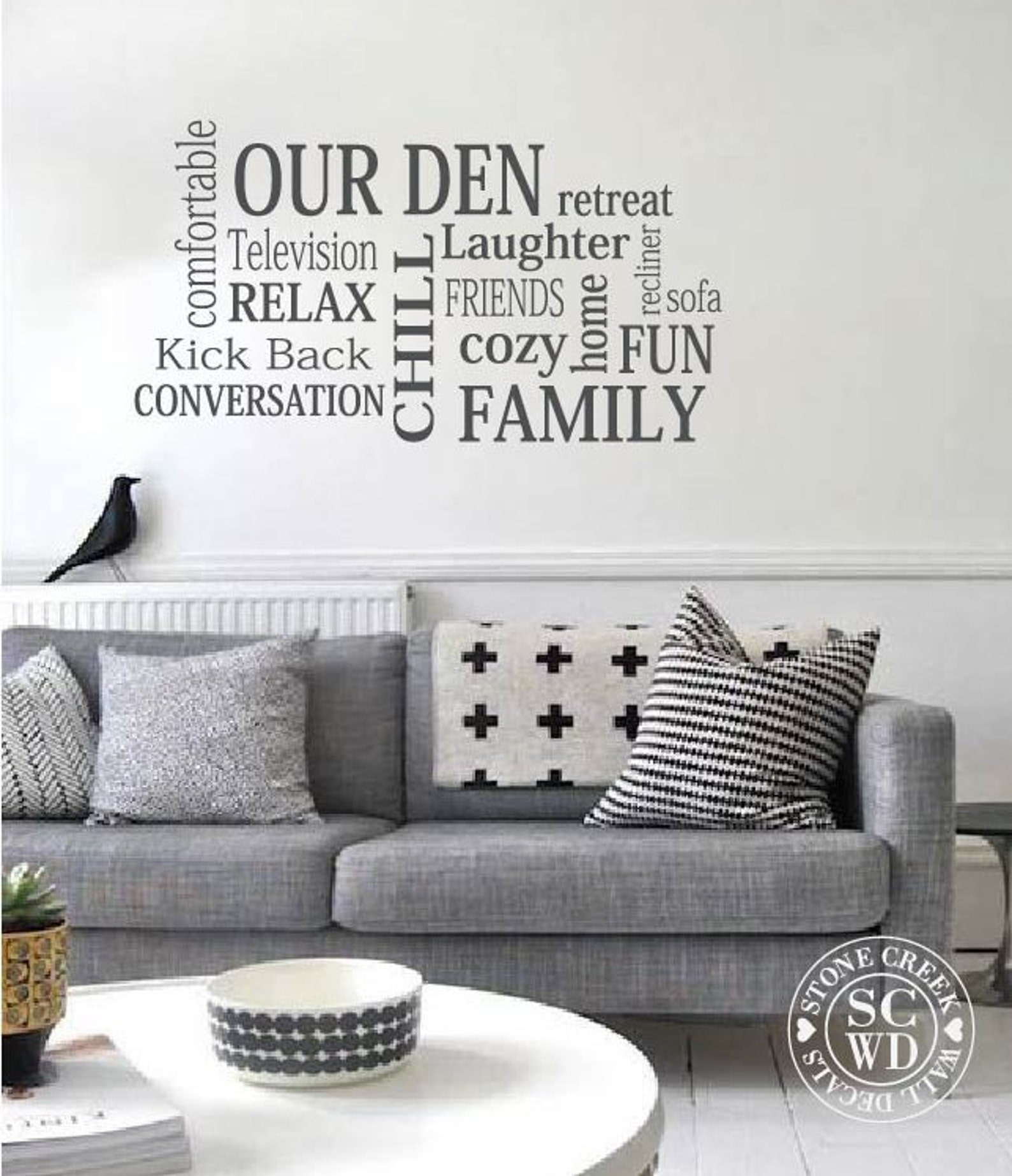 Our Den Subway Decal Home Wall Decal Decor Home Subway Wall | Etsy