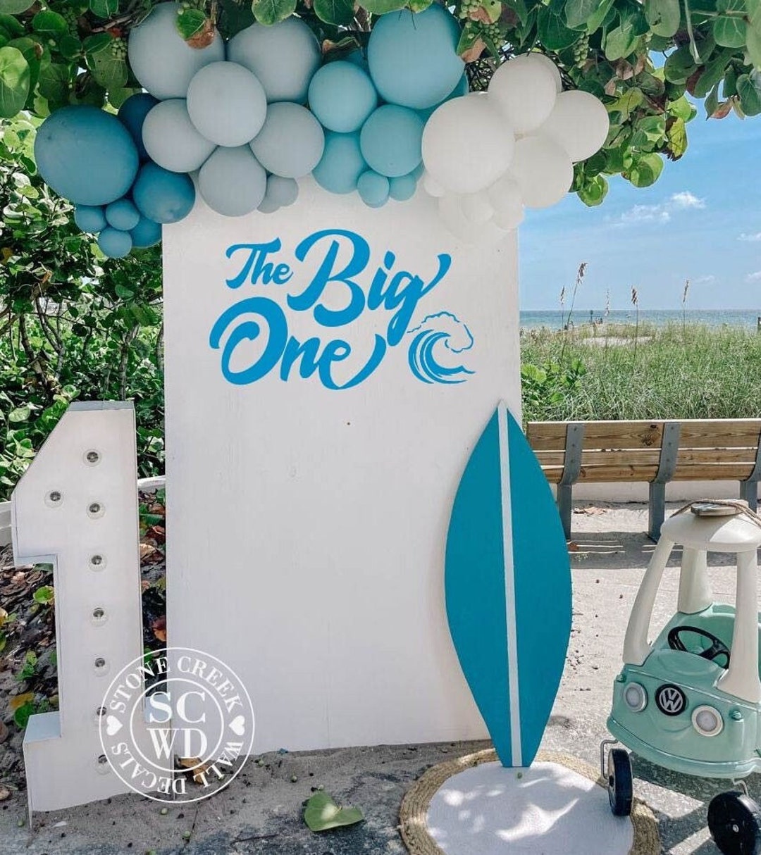 The Big One First Birthday Party Decal. First Birthday Decorations ...