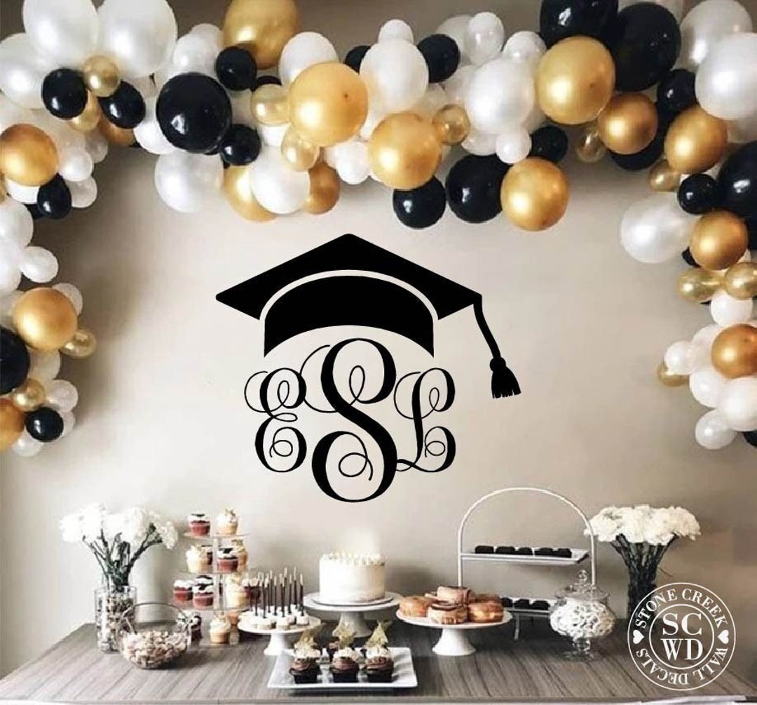 2023 Graduation Decal for Balloon Arch Monogram Wall Decals ...
