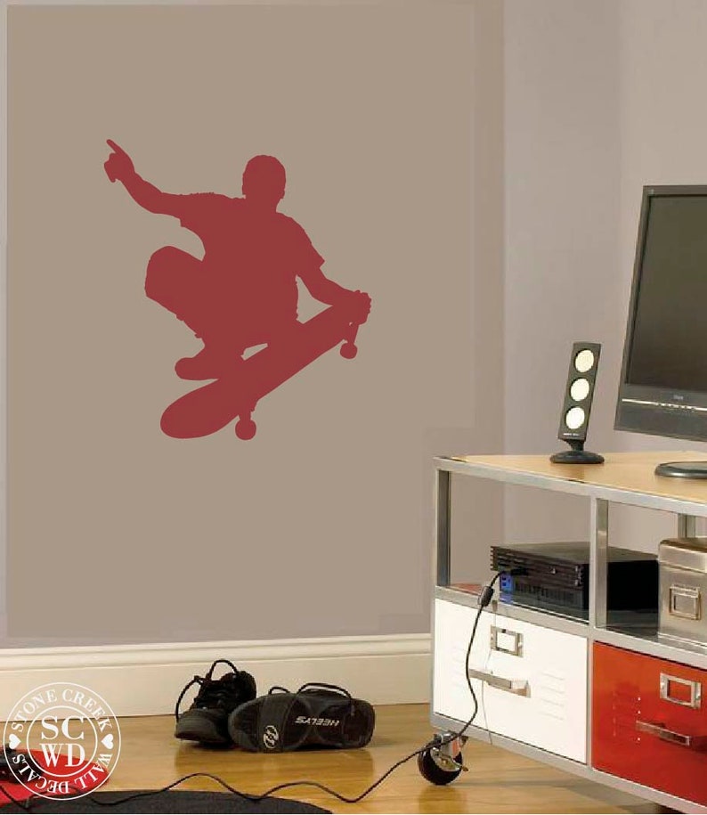 Skateboard Decals for Walls Skateboarding Stickers for Walls - Etsy