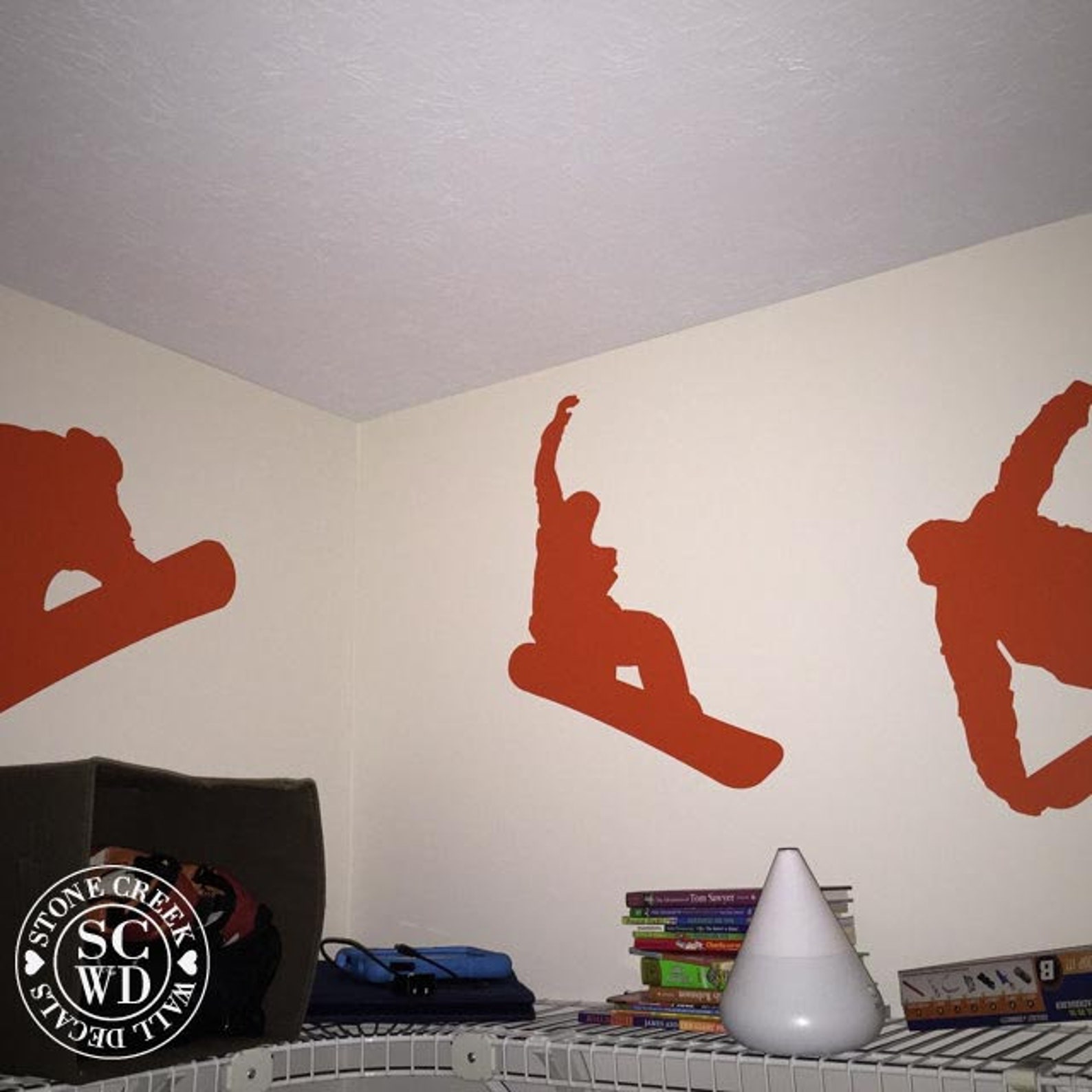 Set of 3 Snowboard Decals Sports Wall Decals Decals for - Etsy