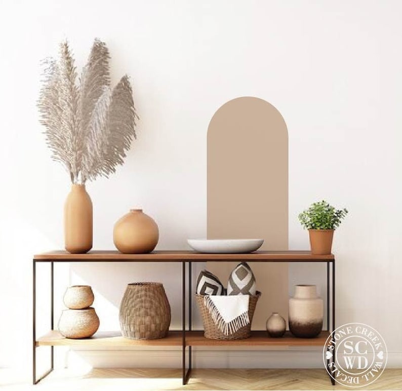 BOHO Color Block Arch Wall Decals BOHO Interior Wall Art - Etsy