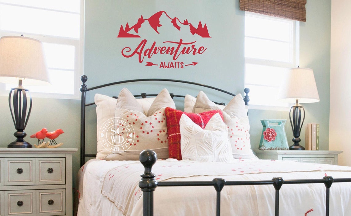 Adventure Awaits Wall Decal | Arrow Decal | Adventure Life Decals ...