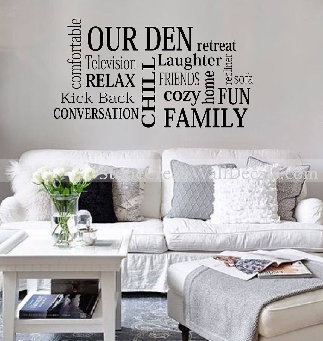 Our Den Subway Decal Home Wall Decal Decor Home Subway Wall Decal Den ...