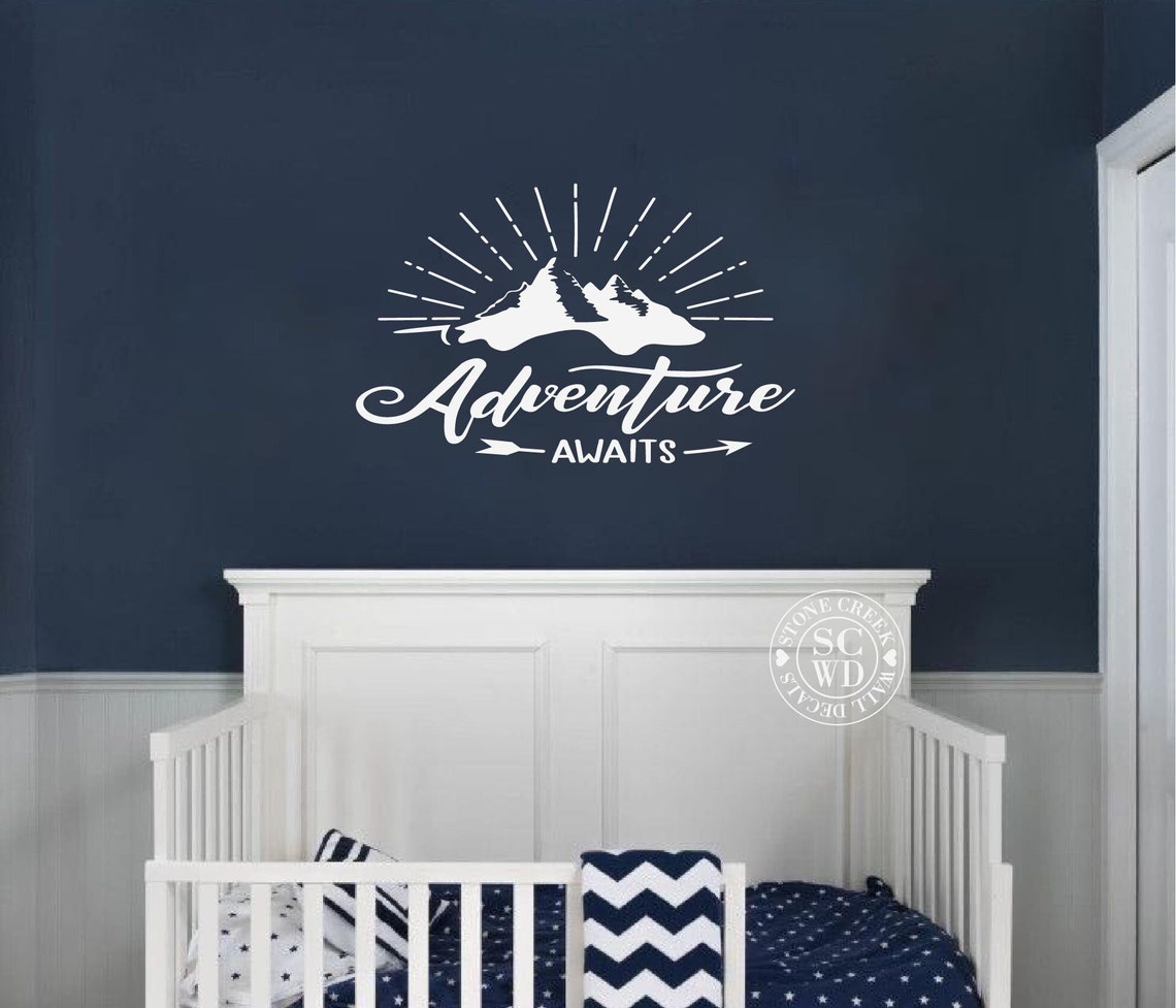 Adventure Awaits Wall Decal | Arrow Decal | Adventure Life Decals ...