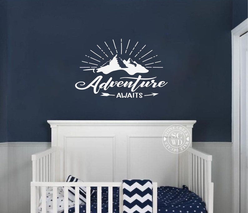 Adventure Awaits Wall Decal | Arrow Decal | Adventure Life Decals ...
