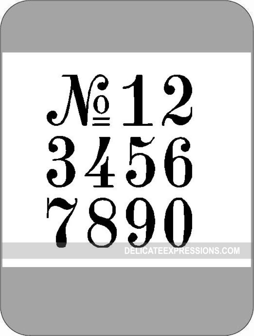 Front Door Number Decal Vinyl Number Door Decal Custom House | Etsy