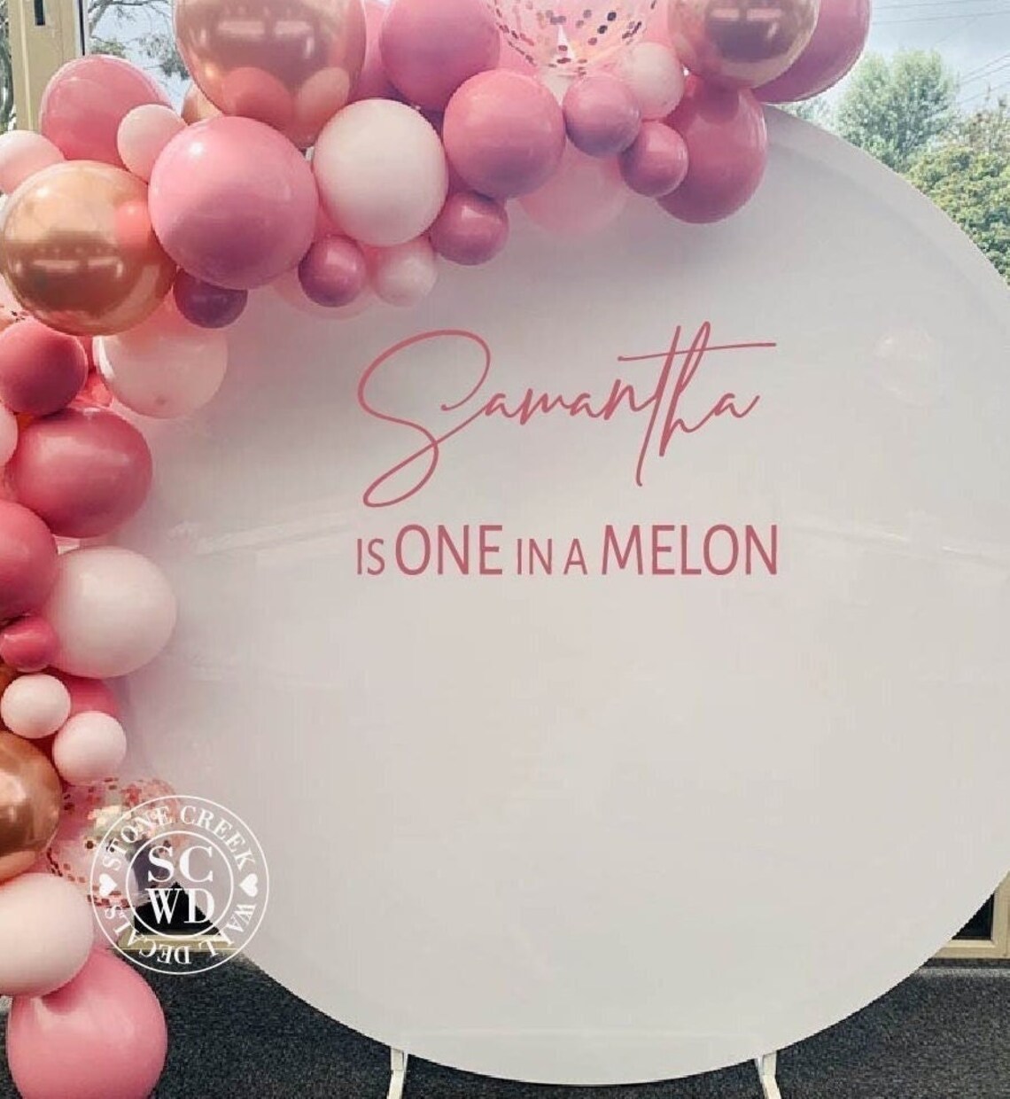 One in a Melon Birthday Decal One in a Melon Birthday - Etsy