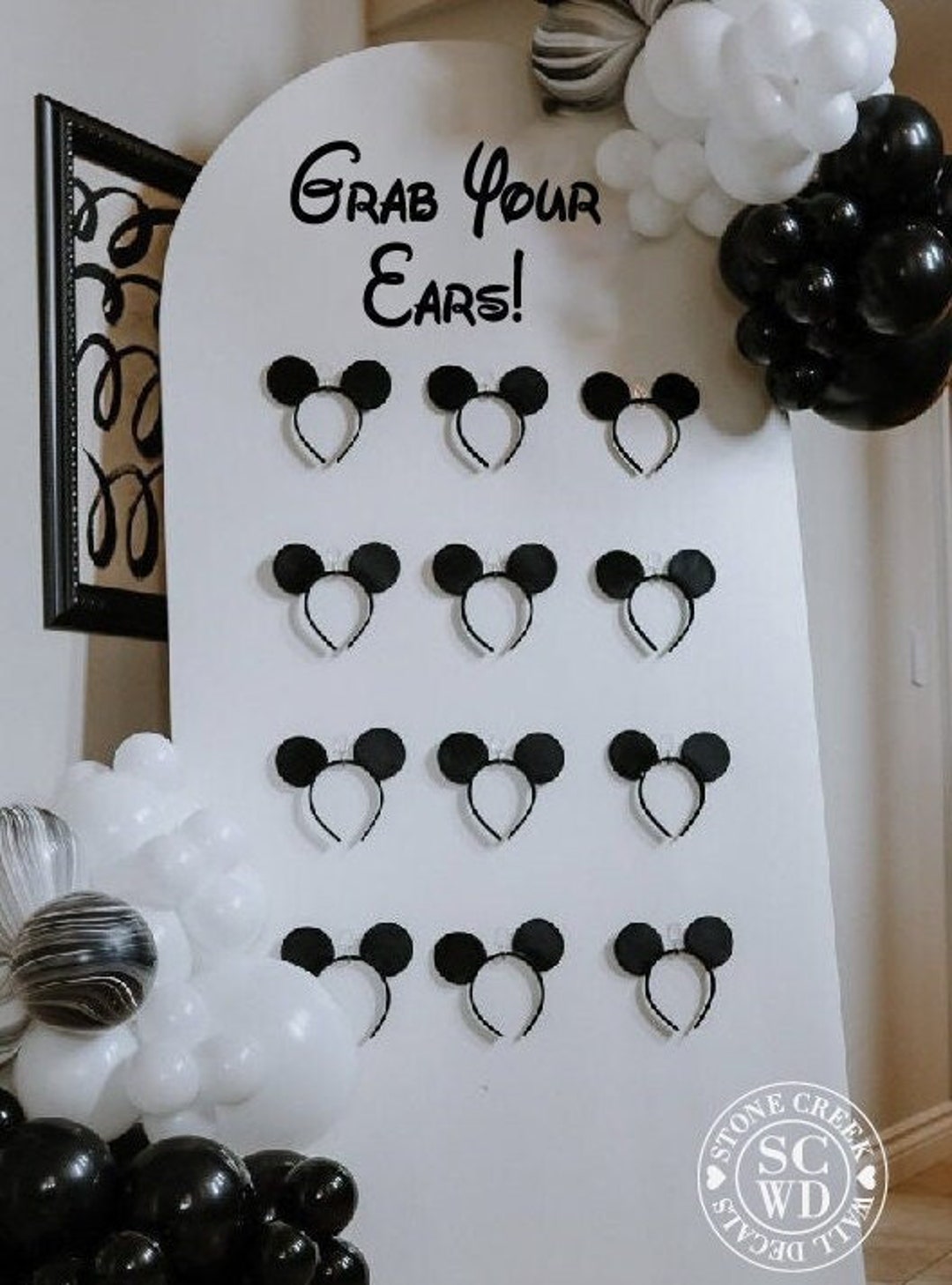 Grab Your Ears Birthday Party Decal | Grab Your Ears Party Decoration ...