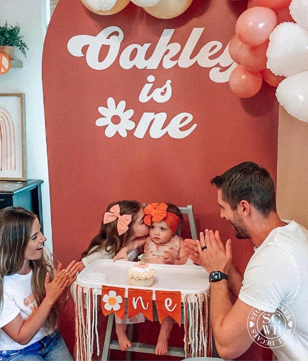 Personalized First Birthday Decal for Party Decor Sign | First Birthday ...