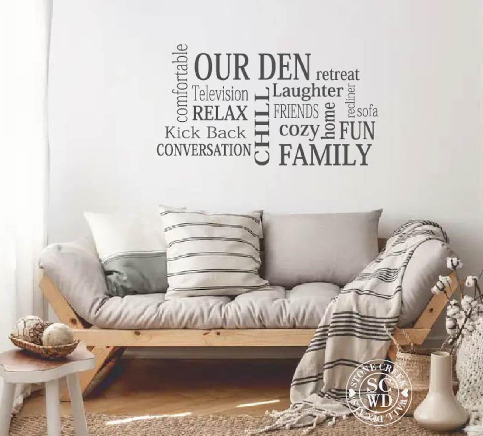 Our Den Subway Decal Home Wall Decal Decor Home Subway Wall | Etsy