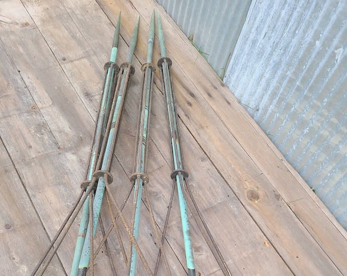 Copper Lightning Rods and Antique Reclaimed Holders - Etsy