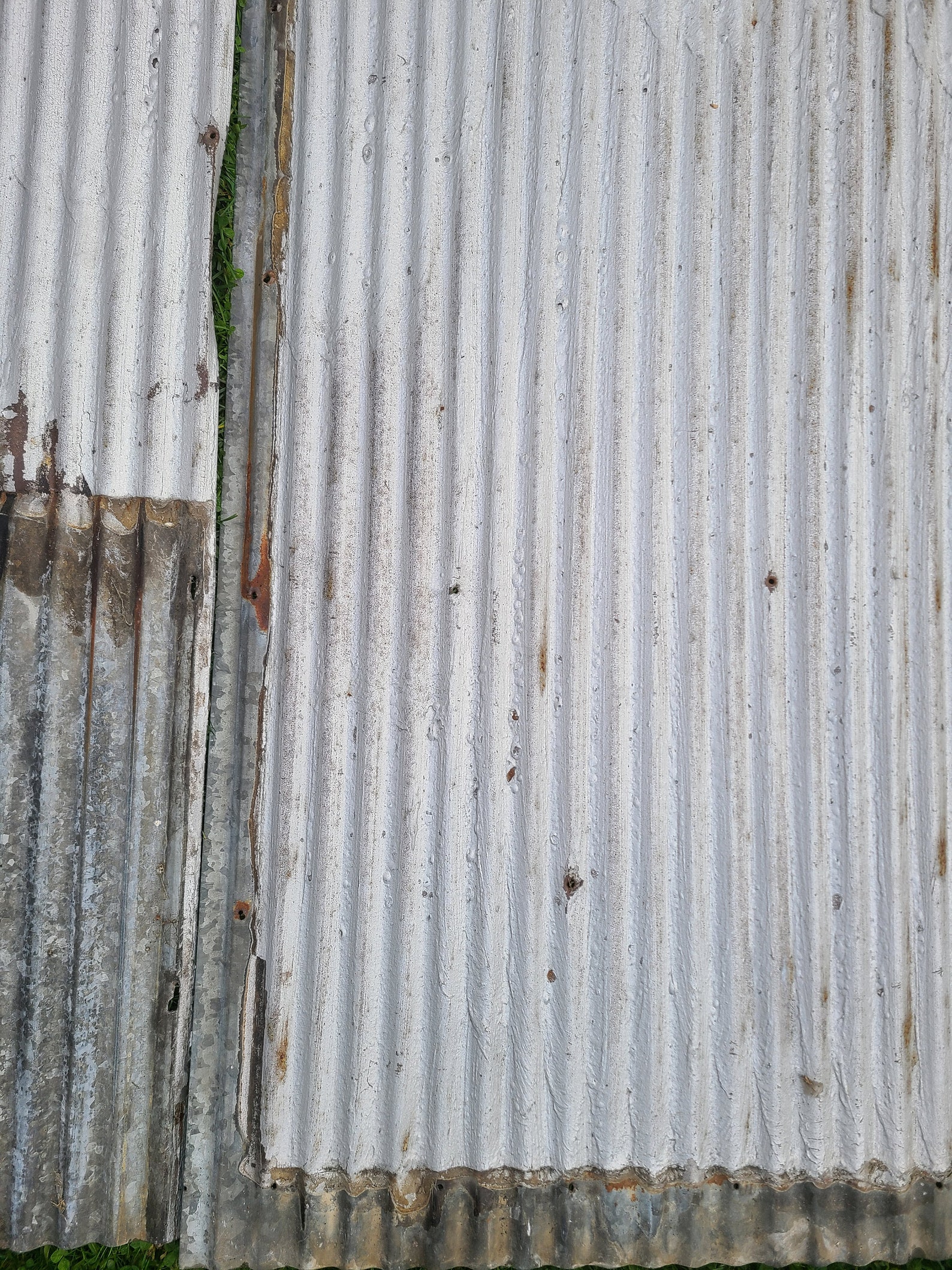 Reclaimed Barn Tin Roofing: Weathered Silver Corrugated Metal - Etsy
