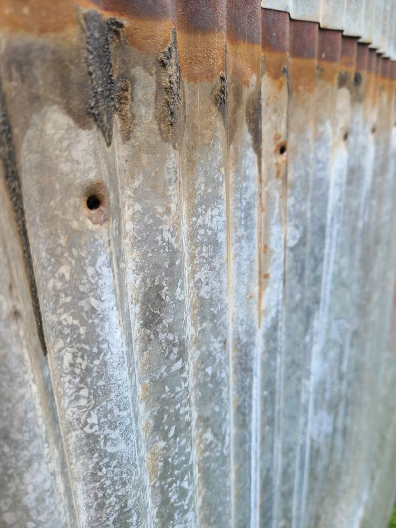 Silver Mix and Match Reclaimed Corrugated Metal Roofing Barn | Etsy
