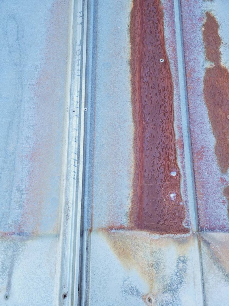 Reclaimed Barn Tin Siding – Silver & Rust Patina, Authentic Roofing ...