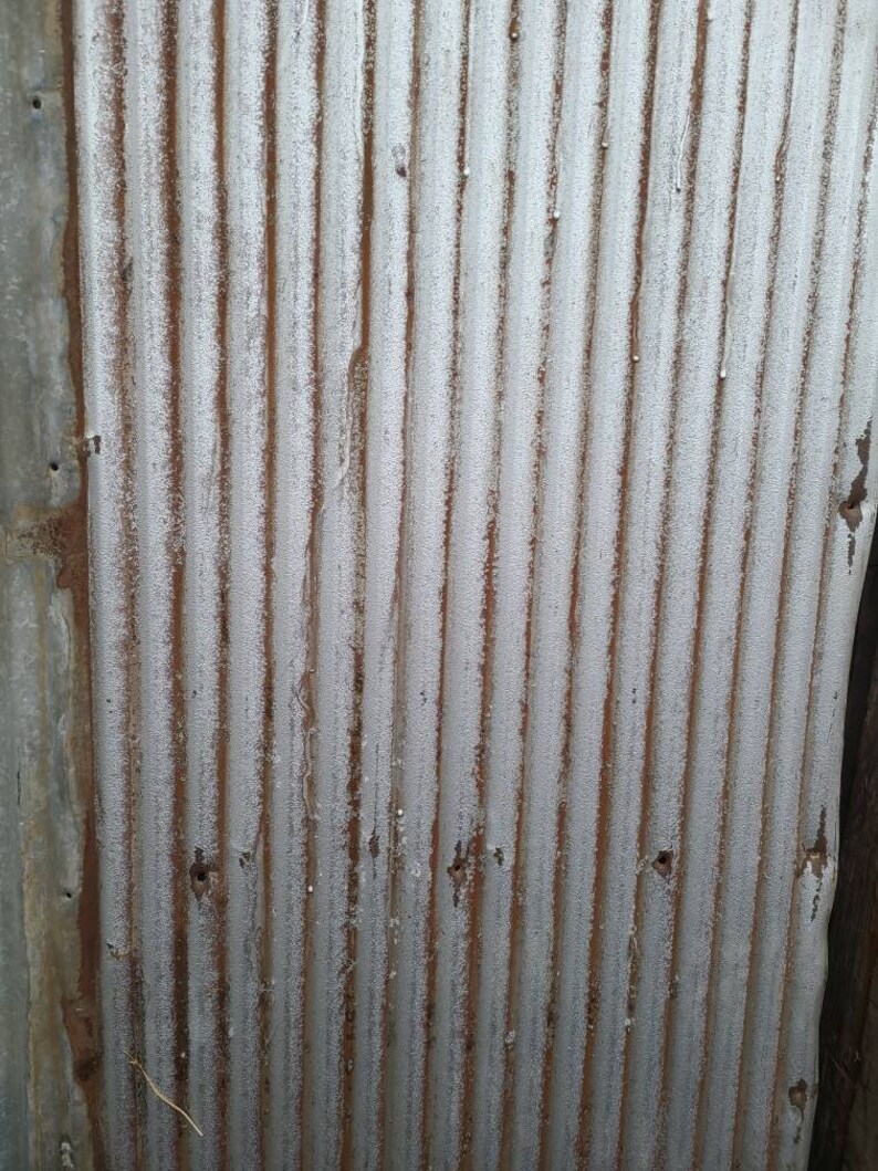 Metal Roofing Barn Corrugated Weathered Silver Painted 20k - Etsy