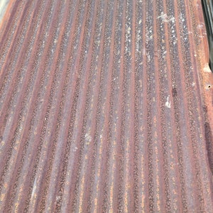 Rusty With Silver Reclaimed Corrugated Metal Roofing Barn Tin Beautiful ...