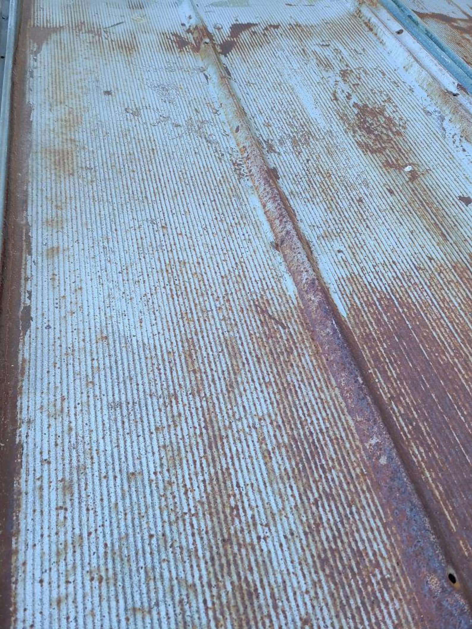 Rusty With Silver Metal Barn Tin Roofing Beautiful Reclaimed - Etsy