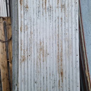 Metal Roofing Wide Barn Tin Silver With Light Rust Beautiful Reclaimed ...
