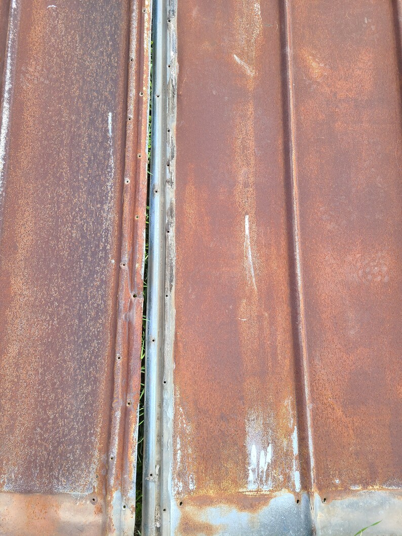 Rusty Reclaimed Metal Roofing Barn Tin Beautiful Rustic | Etsy