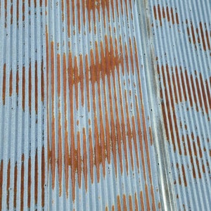 Metal Roofing Barn Tin Silver With Rust Beautiful Reclaimed | Etsy