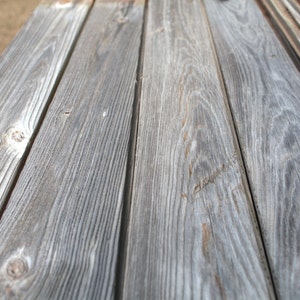 Reclaimed Gray Wood- Paneling - Weathered Gray Siding - Authentic and ...