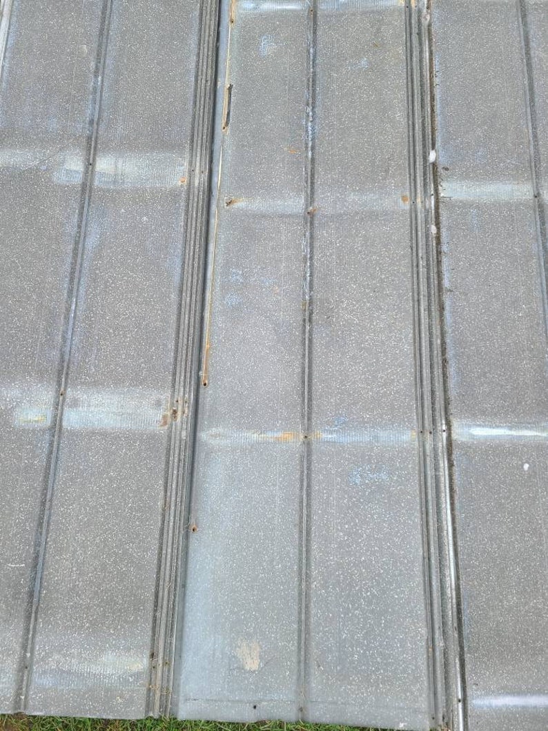 Metal Roofing Barn Tin Silver With Rust Beautiful Reclaimed Rustic ...