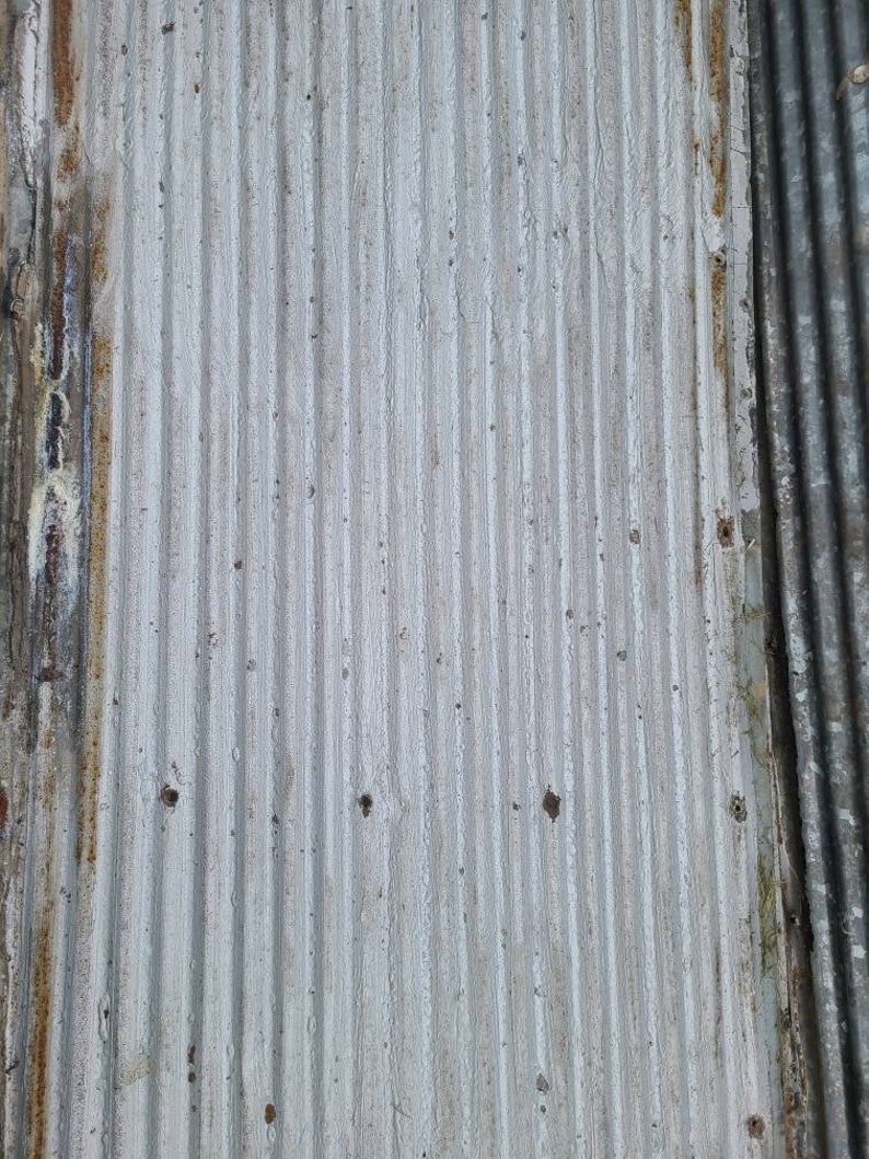 Metal Roofing Barn Tin Silver With Rust Beautiful Reclaimed | Etsy