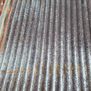 Rusty With Silver Reclaimed Corrugated Metal Roofing Barn Tin Beautiful ...
