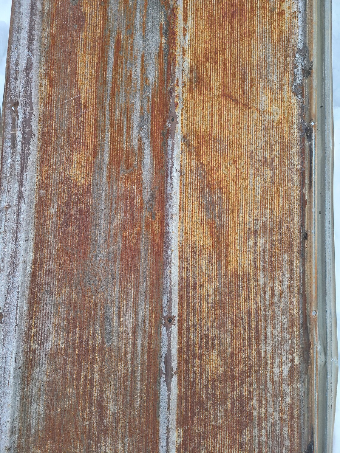 Silver With Rusty Metal Barn Tin Roofing Beautiful Reclaimed - Etsy