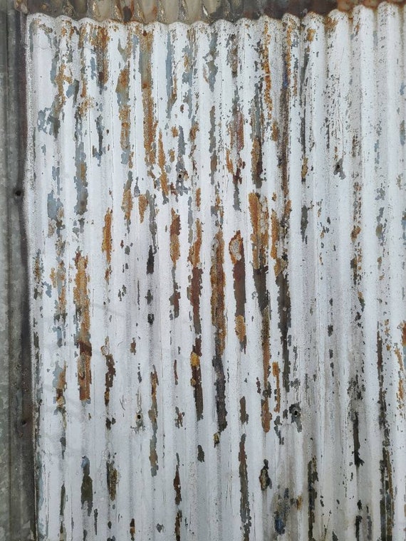 Metal Roofing Barn Tin Silver With Rust Beautiful Reclaimed - Etsy