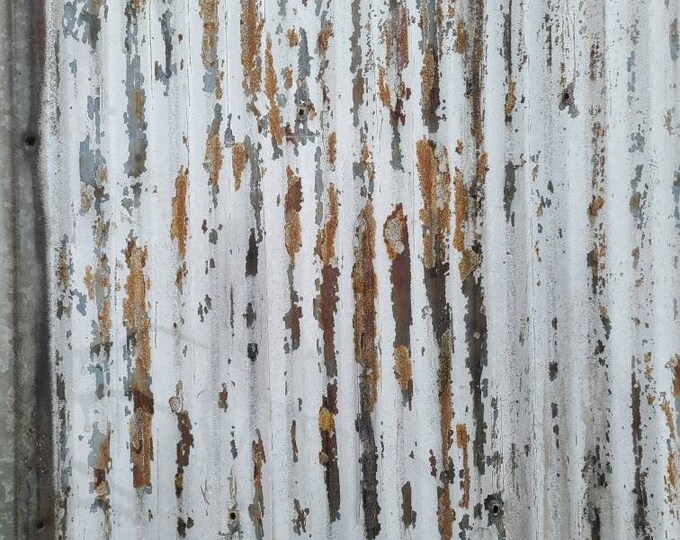 Metal Roofing Barn Tin Silver With Rust Beautiful Reclaimed - Etsy