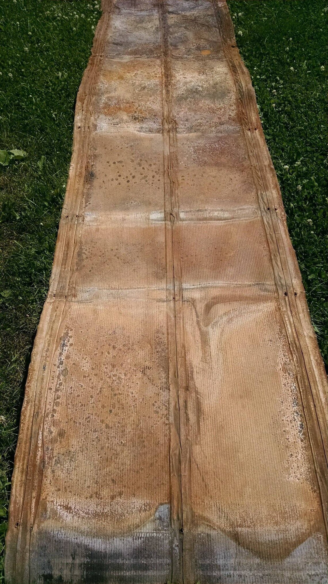 Reclaimed Metal Roofing Flattened Barn Tin Silver and Rusty - Etsy
