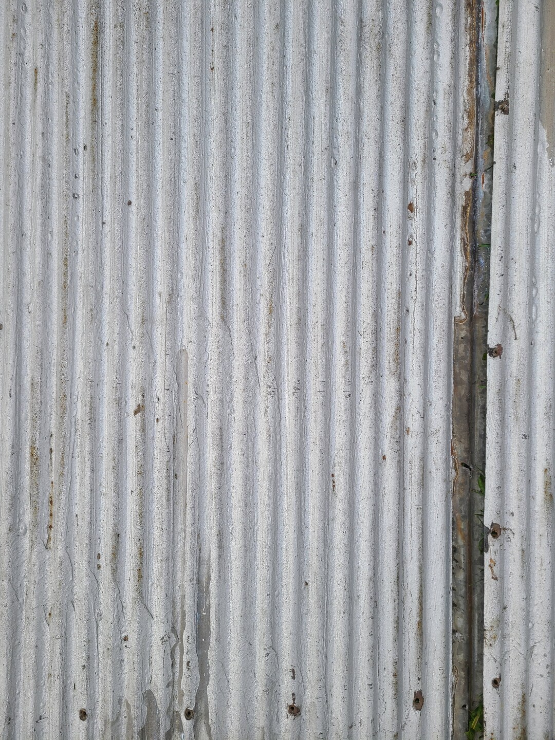 Reclaimed Barn Tin Roofing: Weathered Silver Corrugated Metal - Etsy