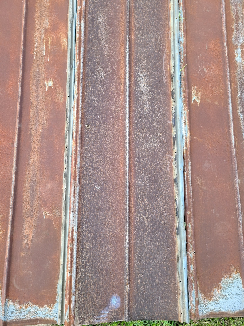 Rusty Reclaimed Metal Roofing Barn Tin Beautiful Rustic | Etsy