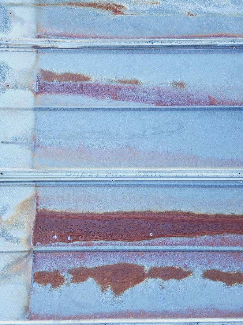 Reclaimed Barn Tin Siding – Silver & Rust Patina, Authentic Roofing ...