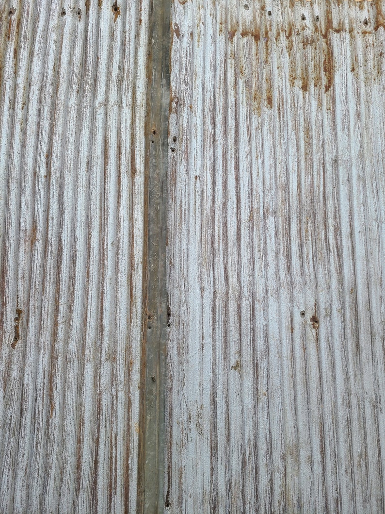 Barn Tin Silver Weathered Corrugated Metal Roofing Tin Beautiful ...