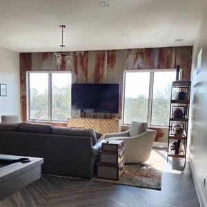 Metal Roofing Barn Silver Tin With Some Rust Areas Beautiful Reclaimed ...