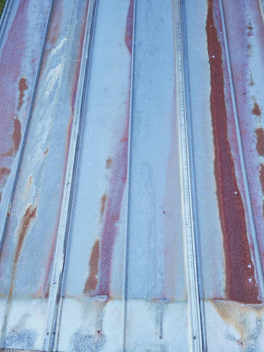 Reclaimed Barn Tin Siding – Silver & Rust Patina, Authentic Roofing ...