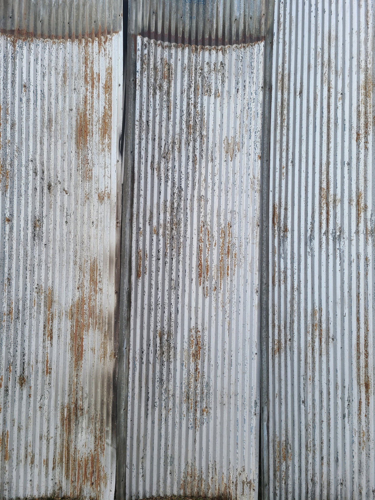Reclaimed Barn Tin Roofing: Wide Rustic Silver Panels, Weathered Patina ...