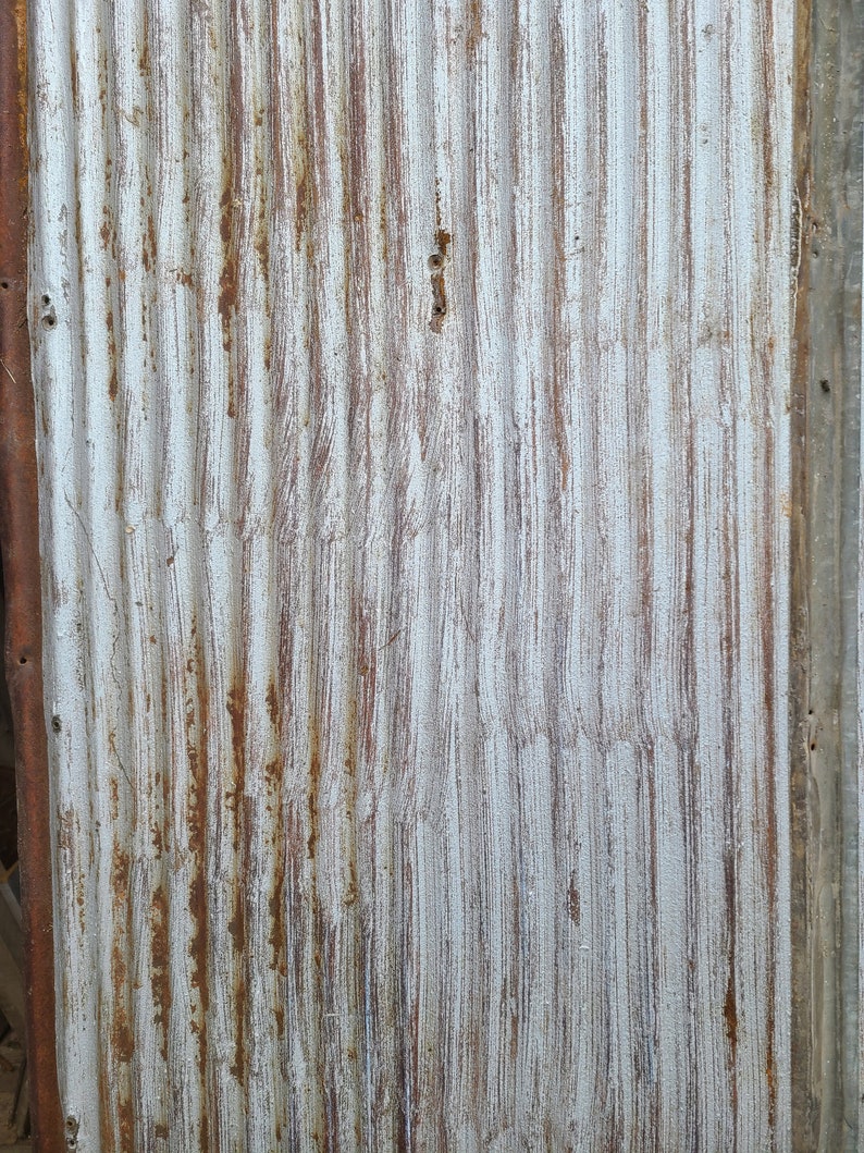 Barn Tin Silver Weathered Corrugated Metal Roofing Tin - Etsy