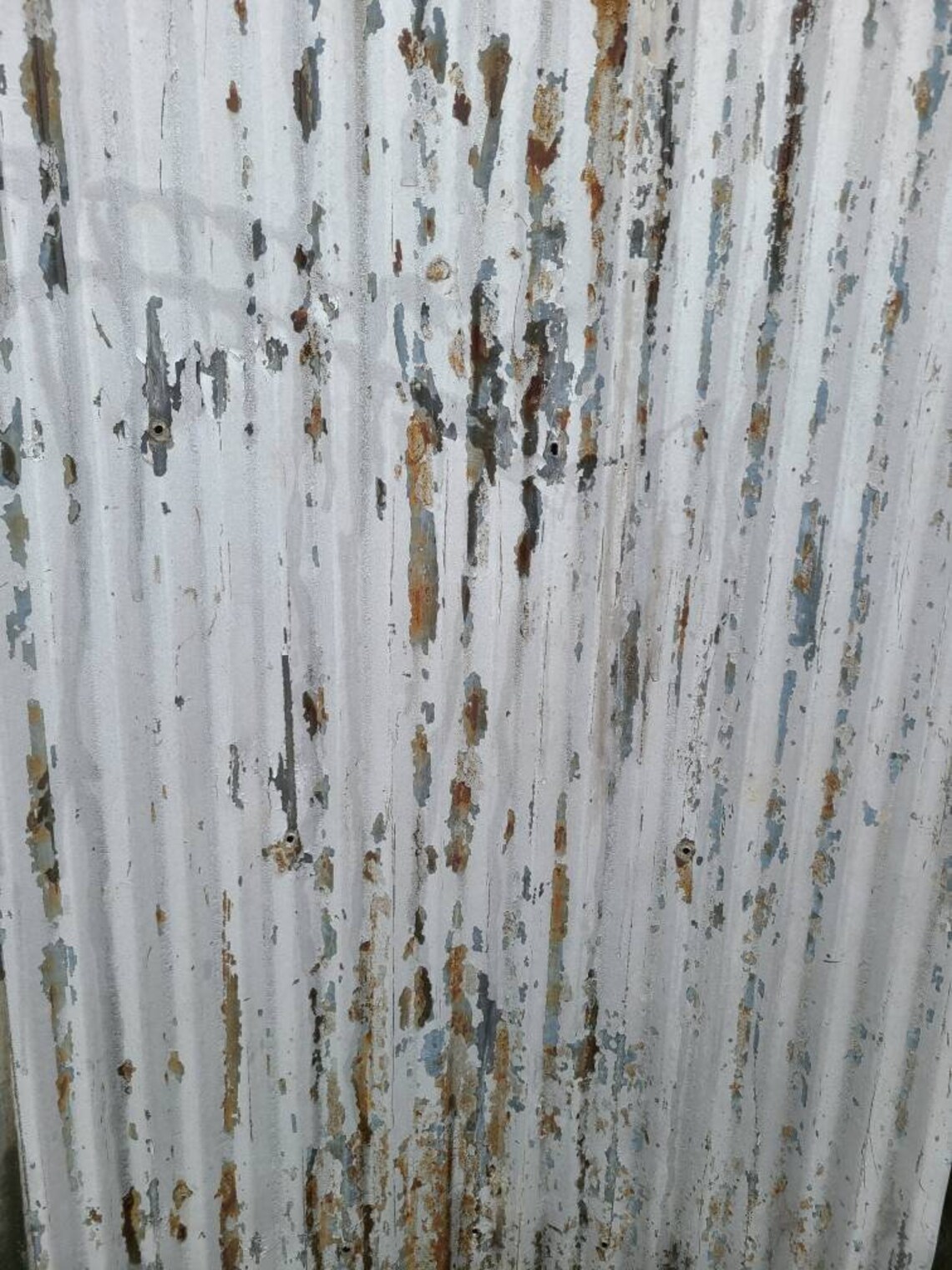 Metal Roofing Barn Tin Silver With Rust Beautiful Reclaimed | Etsy