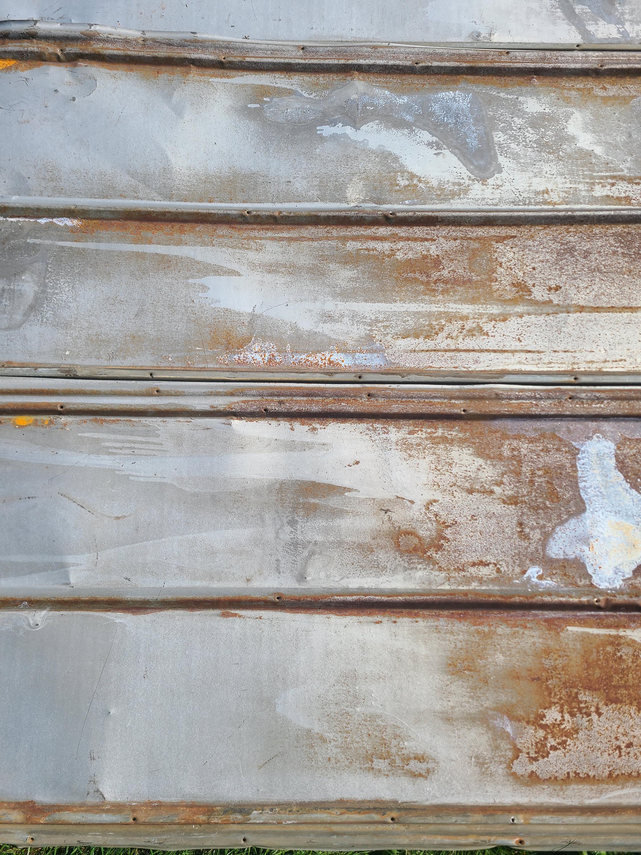 Reclaimed Metal Roofing Barn Tin Silver and Rusty Beautiful Rustic ...
