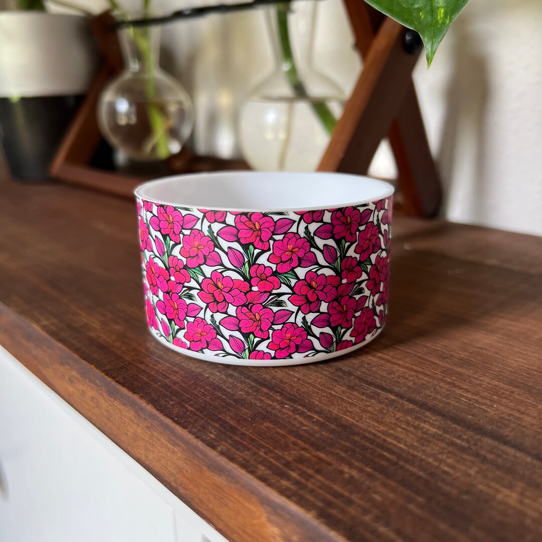 Fuchsia Flora | Unique Silicone Stanley Tumbler Boot Bumper - Etsy