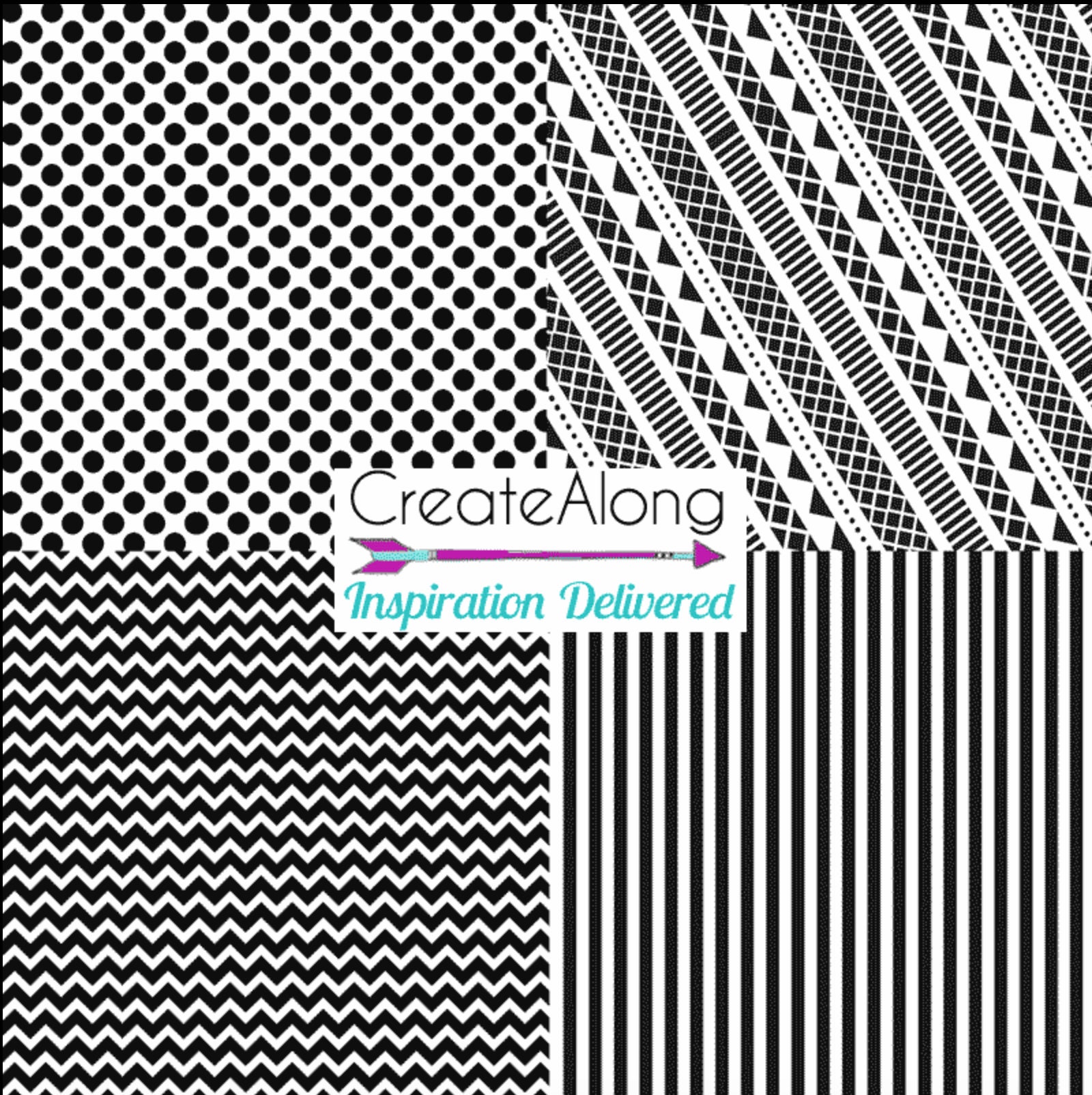 Silkscreen Stencil Dots and Lines Patterns Multi Image for | Etsy