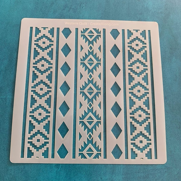 Southwestern Stencil - Etsy