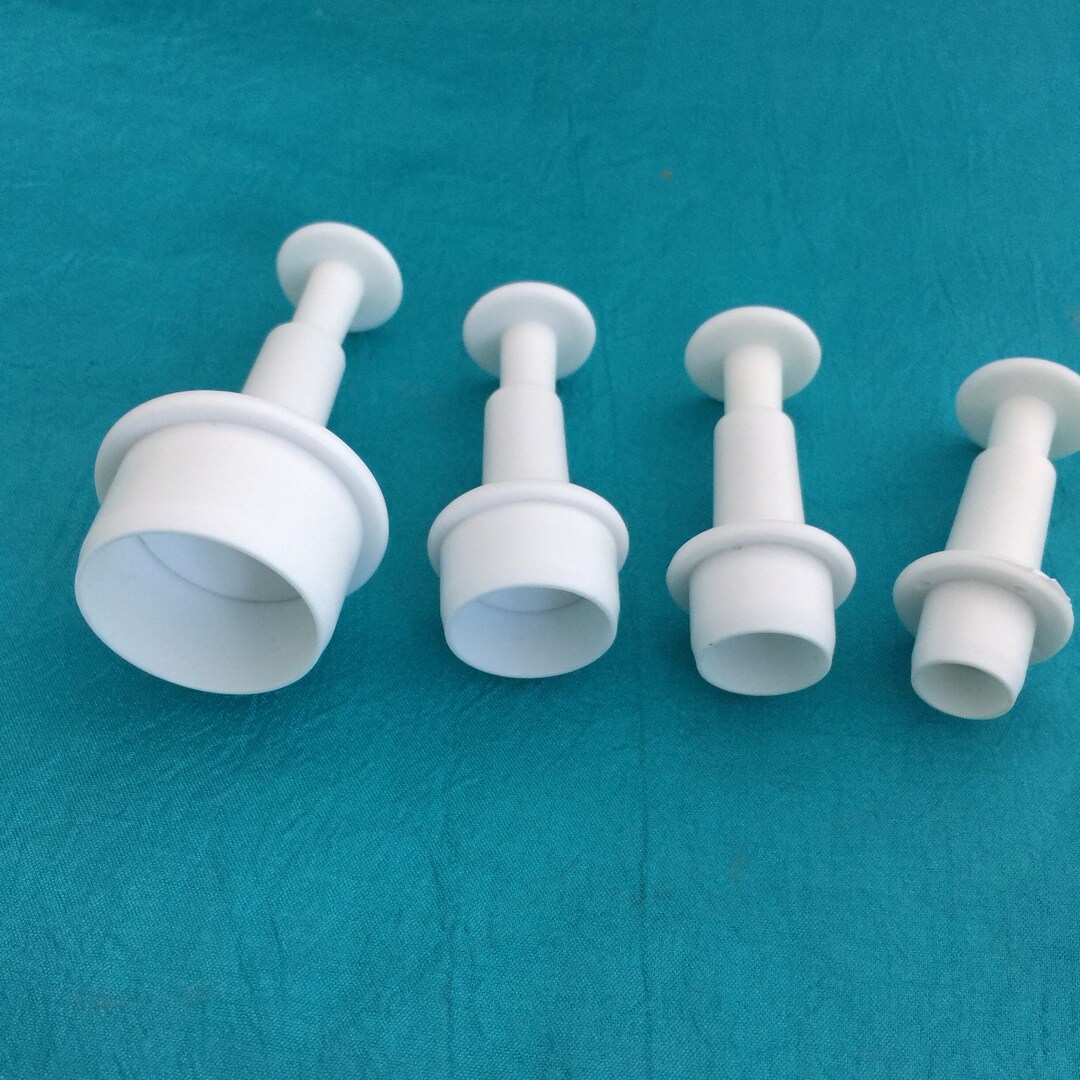 Mini Round Circle Plunger Clay Cutter Set Round Circle Fondant Cutters ...
