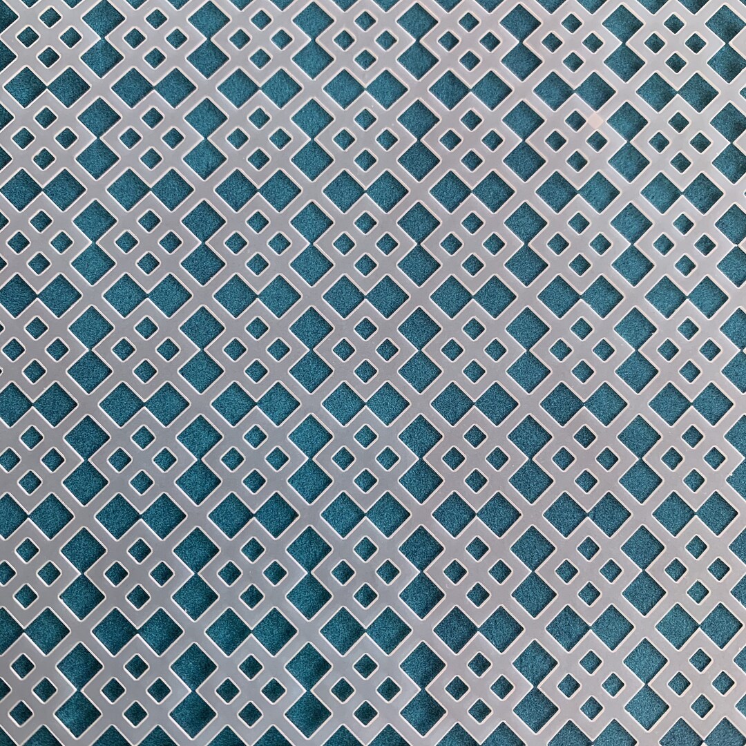 Clay Stencil Checkered Blocks Checkers Design Mylar Stencil Texture ...